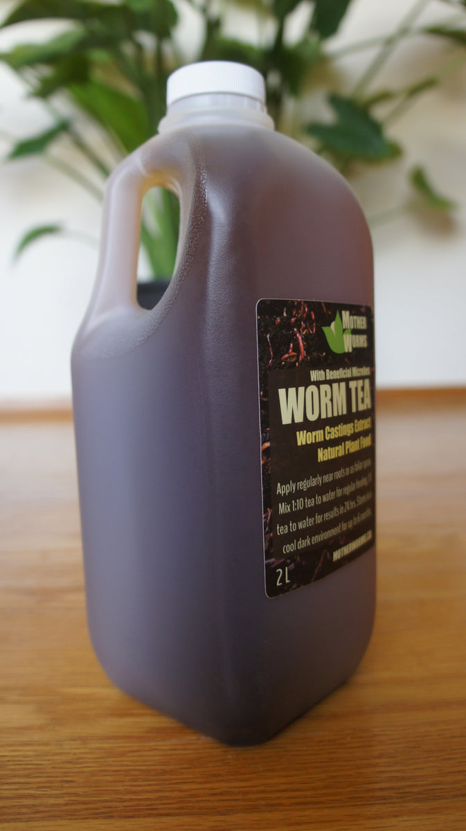 M) "Worm Tea" Worm Casting Extract 2L (SHIPS WHEN TEMPS ABOVE 0°C ...